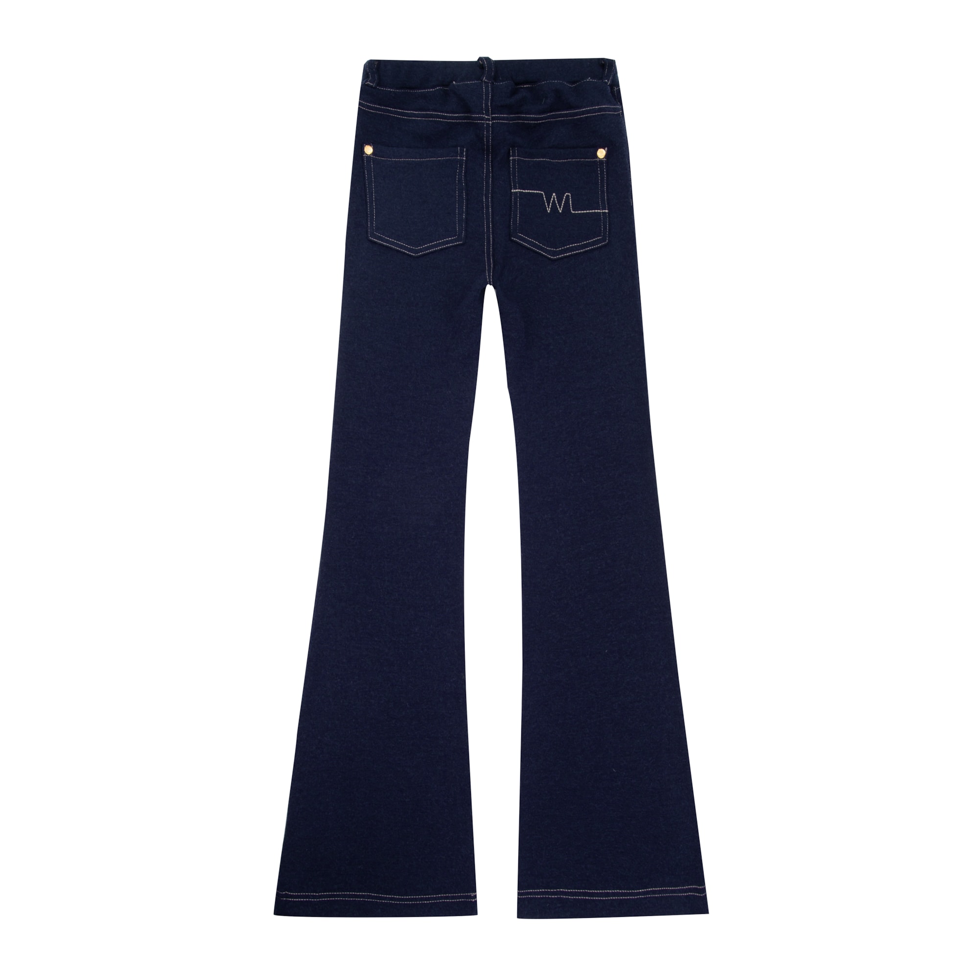 Svalbard ulljeans med sleng Blue Ink - Woolland