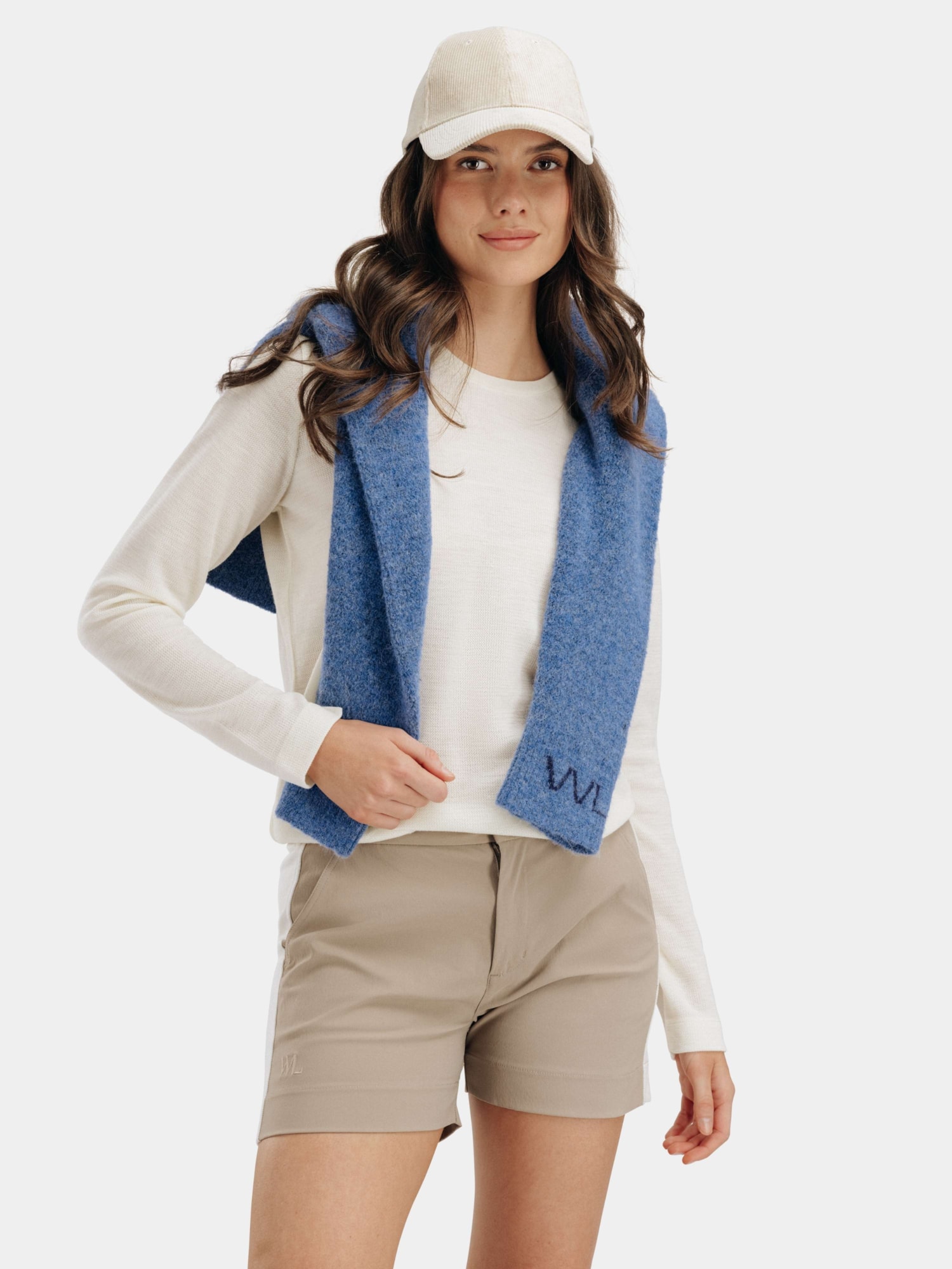 Sandfjellet woman shorts Driftwood - Woolland